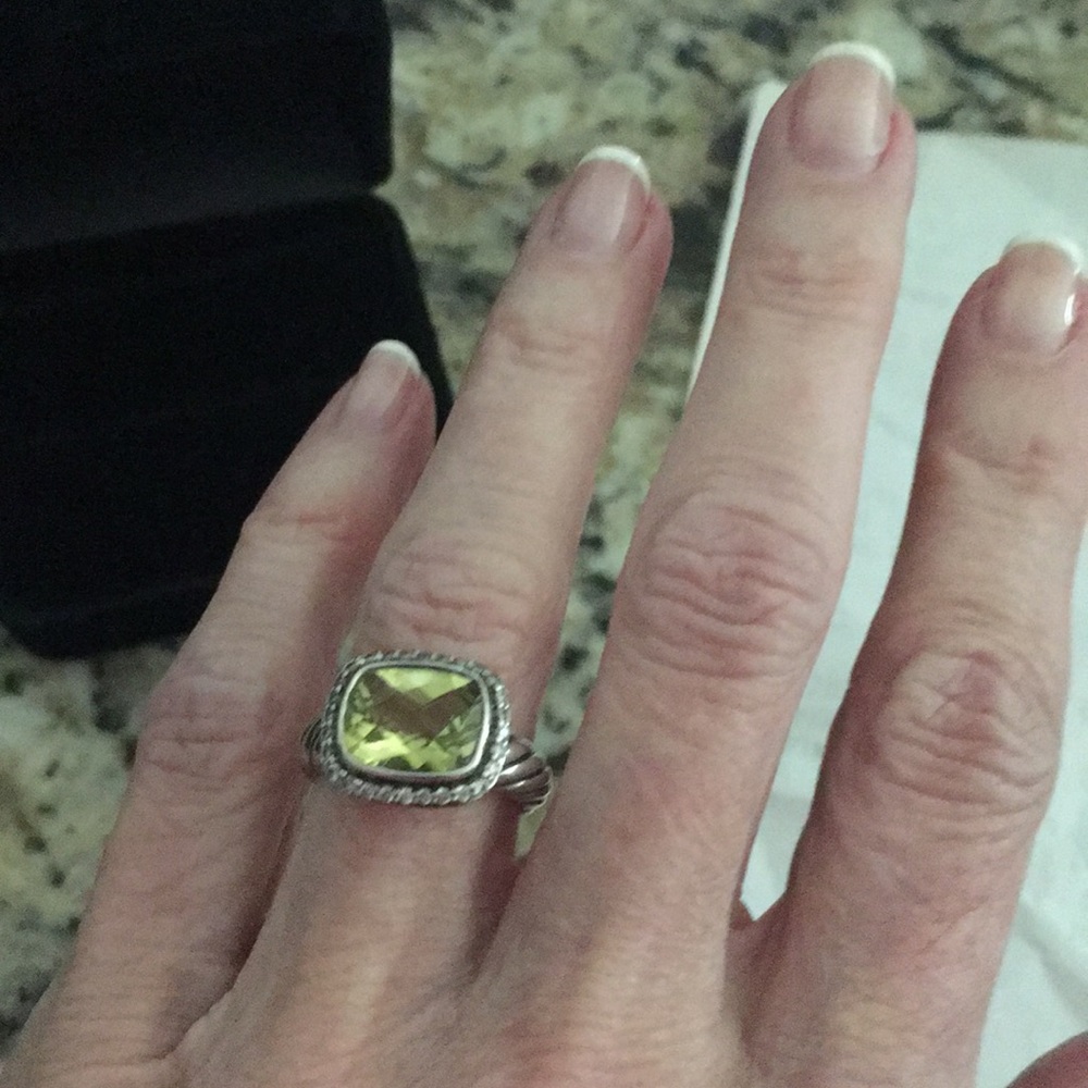 David Yurman Citrine Ring Size 4.5 And Has Receipt - Gem